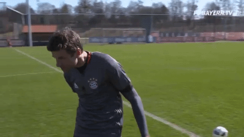 Thomas Muller Making Fun GIF by FC Bayern Munich - Find & Share on GIPHY