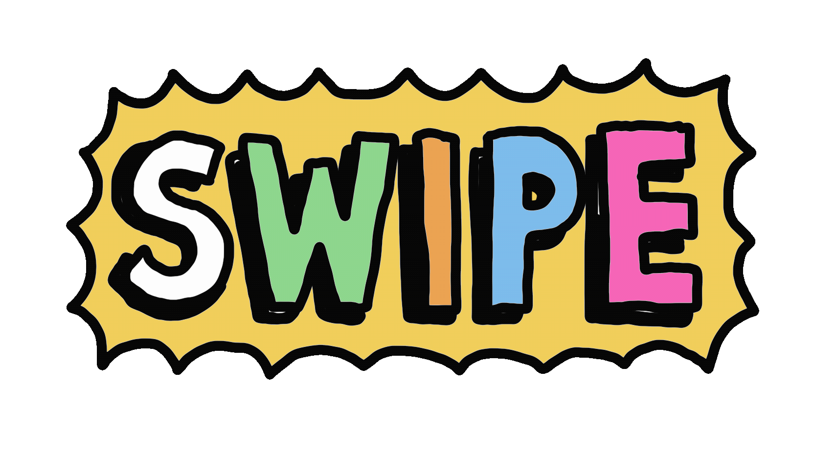 Pink Swipe Sticker by musketon for iOS & Android | GIPHY