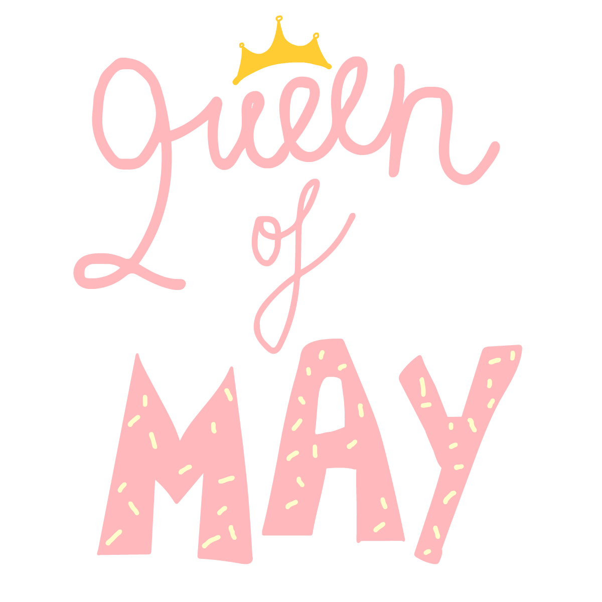 Pink May Sticker by saroltabodo for iOS & Android | GIPHY