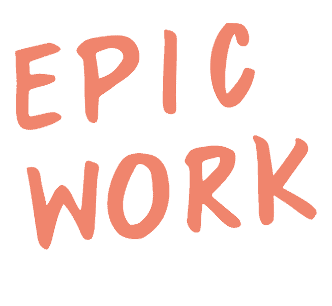 Epic Work Sticker by Pixiewave - Creative Studio for iOS & Android | GIPHY