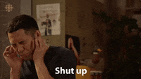 Just Shut Up Gif