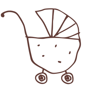 Baby Pram Sticker by MAMAKO for iOS & Android | GIPHY