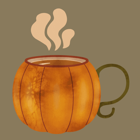 Pumpkin Spice Coffee GIF by Perecz Annabella - Find & Share on GIPHY
