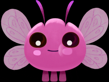 Pink Fairy Bug GIF by Play Osmo - Find & Share on GIPHY