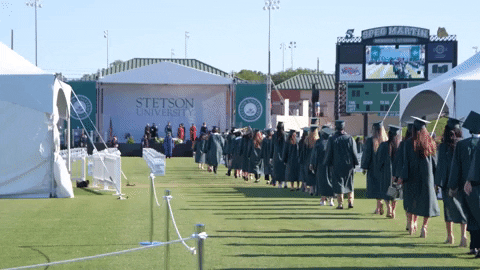 Graduation Commencement GIF by Stetson University - Find & Share on GIPHY