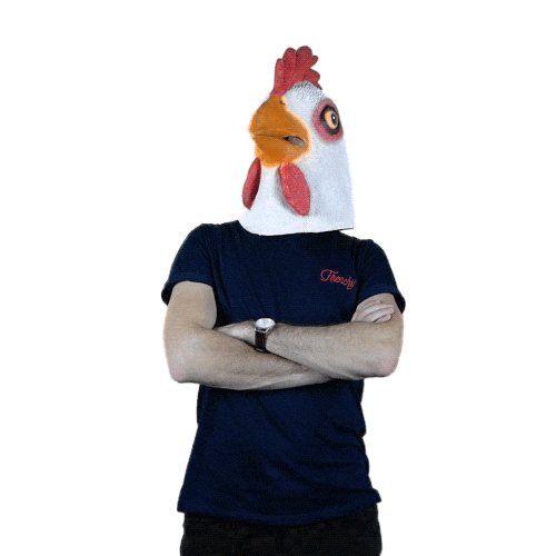 Coq Lpf Sticker by Les Petits Frenchies for iOS & Android | GIPHY