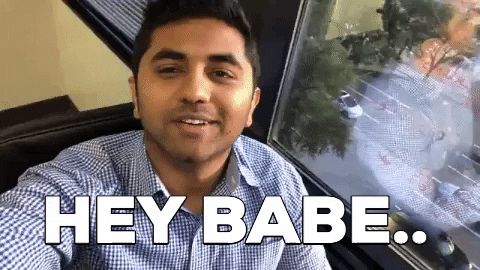 Baby Hey Babe GIF by Satish Gaire - Find & Share on GIPHY