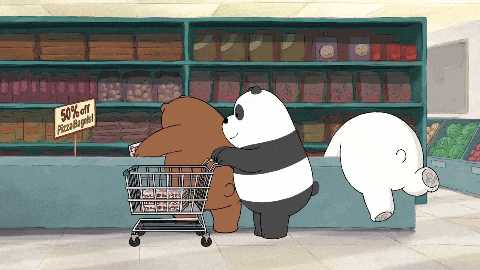 Angry Panda Gif Shopping Cart