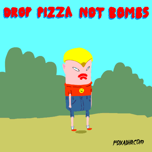Drop Pizza Not Bombs GIFs - Get the best GIF on GIPHY