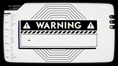 Warning Animated Gif