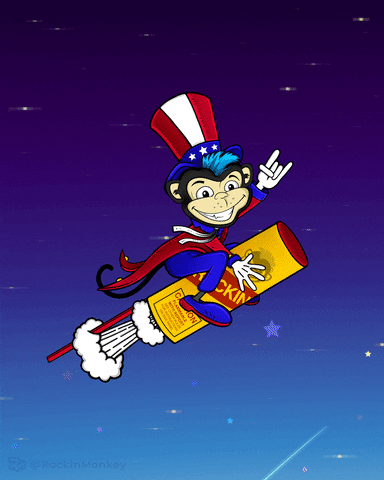 Uncle Sam On Rocket GIFs - Get the best GIF on GIPHY