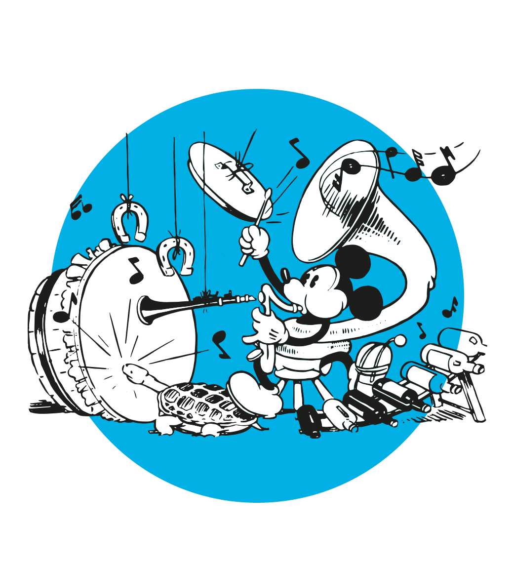 One Man Band Disney Sticker By Mickey Mouse For Ios And Android Giphy