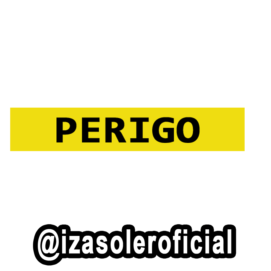 Perigo Sticker by Izasoler for iOS & Android | GIPHY