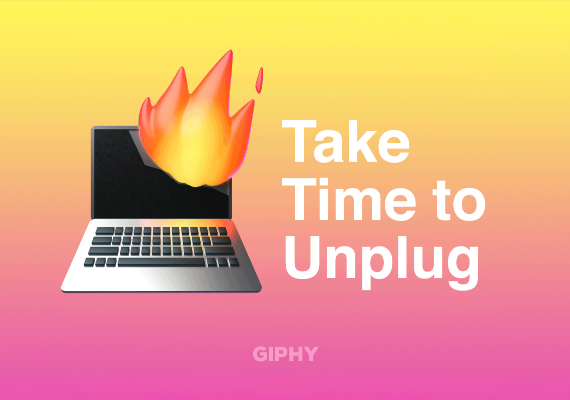 Psa Unplug GIF by GIPHY Cares - Find & Share on GIPHY