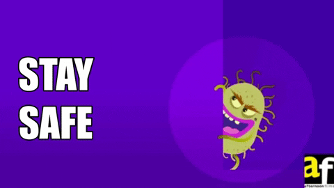 Corona Stay Safe GIF by Afternoon films - Find & Share on GIPHY