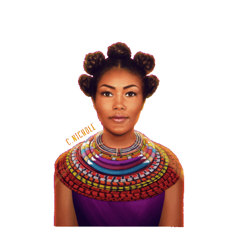 African Queen Africa Sticker by C.Nichole for iOS & Android | GIPHY