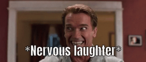 Nervous Laugh GIF by memecandy - Find & Share on GIPHY