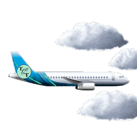 Holiday Flying Sticker by Travel & Treasures for iOS & Android | GIPHY