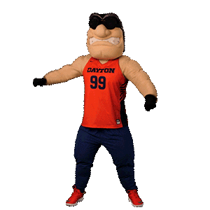 March Madness Rudy Sticker by University of Dayton for iOS & Android ...