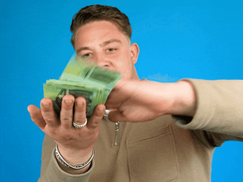 Geld Gif Öffnen Sie Geld Tasche Rote Umschlag Gif Animation