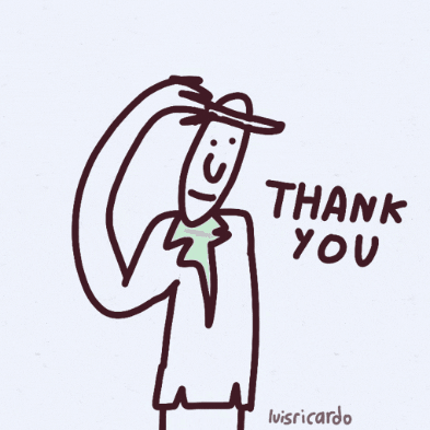 Danke Schön Thank You GIF by Luis Ricardo - Find & Share on GIPHY