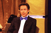 Gif De Robert Downey Jr Con Los Ojos En Blanco