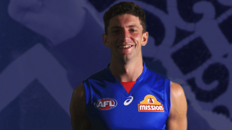 Aussie Rules Football Sport GIF by Western Bulldogs - Find & Share on GIPHY
