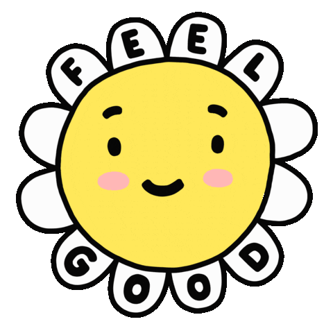Feel Good Smile Sticker by Josie for iOS & Android | GIPHY