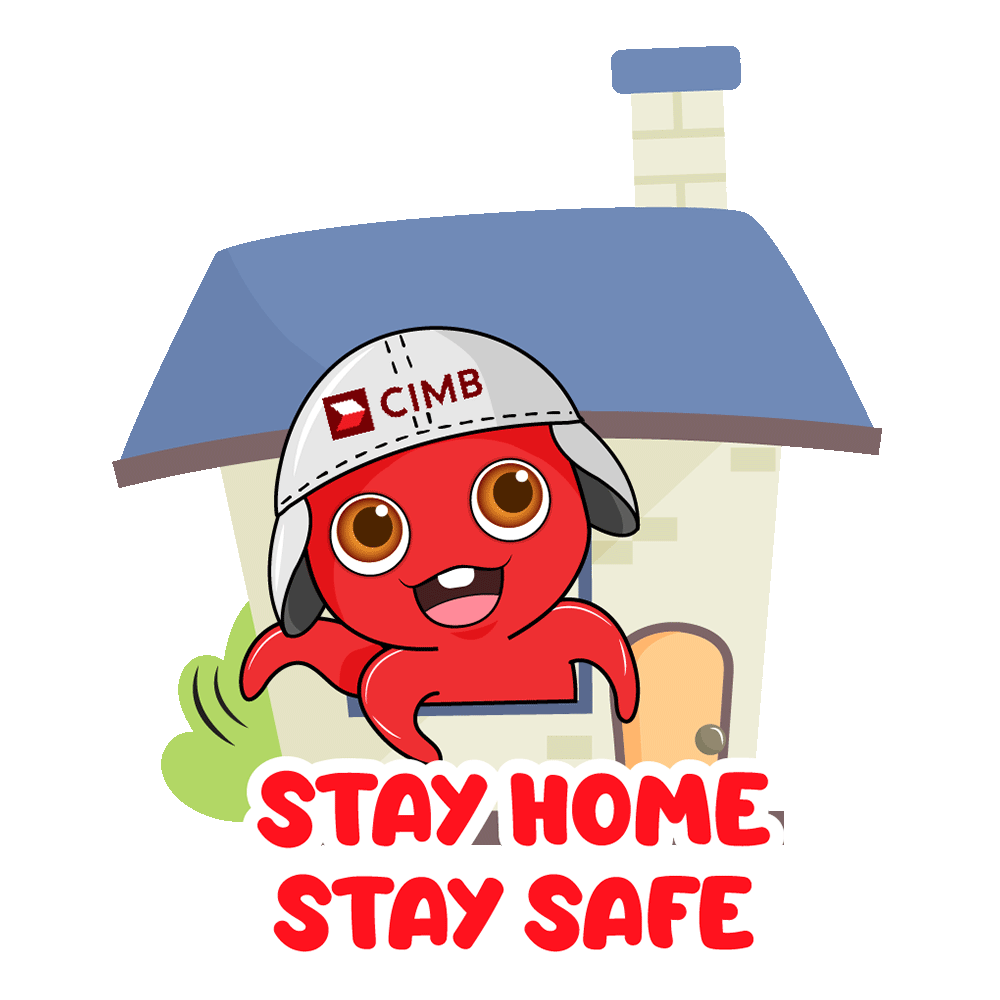 Staysafe Octo Sticker by CIMB Bank for iOS & Android | GIPHY