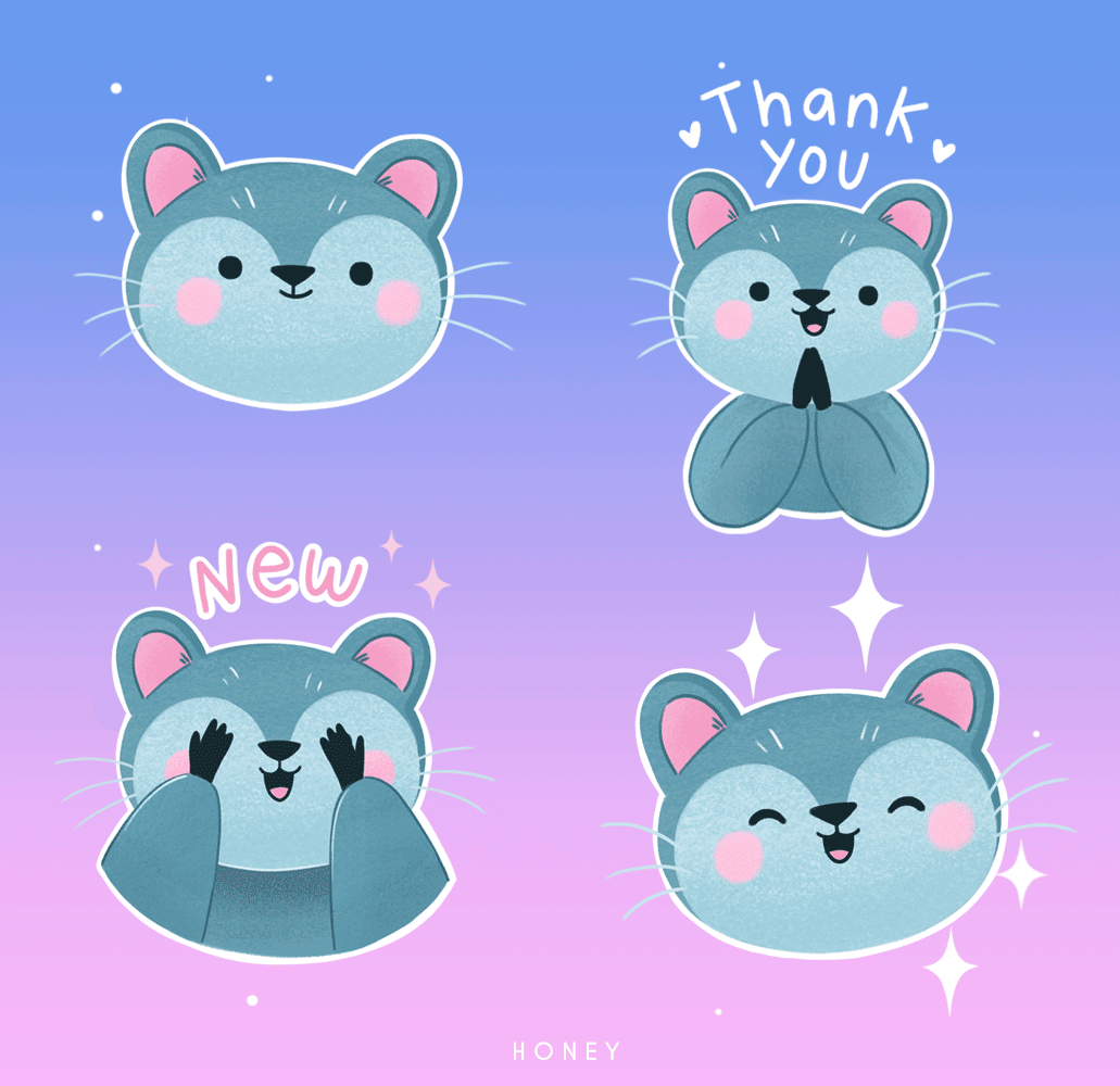 Happy Illustration GIF by opheliehoney - Find & Share on GIPHY