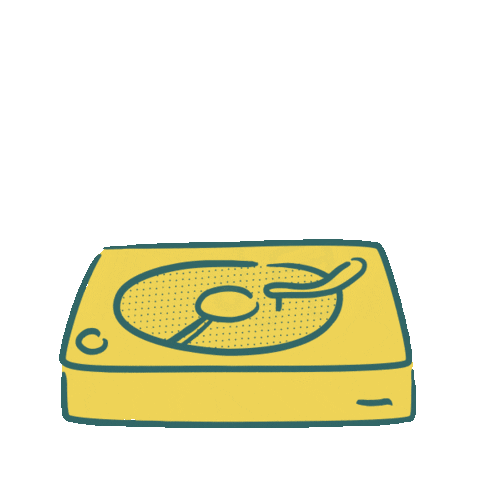 Vinyl Record Sticker by Happy Face for iOS & Android | GIPHY