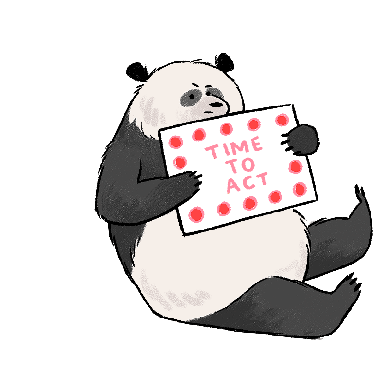 Panda Connect2Earth Sticker by WWF Deutschland for iOS & Android | GIPHY