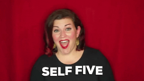 Self High Five Gif