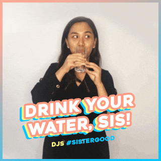 Drinking Water Gif