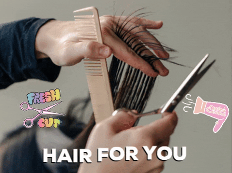 Haircut Wow GIF by FranchiseCHECK.de - Find & Share on GIPHY