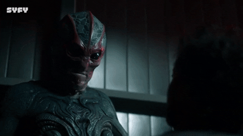 Alan Tudyk Aliens GIF by SYFY - Find & Share on GIPHY
