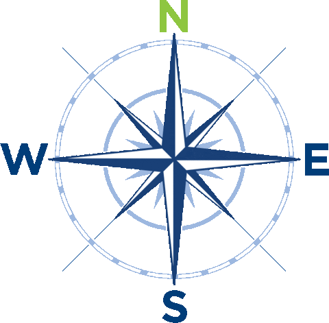 Direction Compass Sticker by TrueNorthCreative for iOS & Android | GIPHY