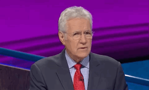 Alex Trebek GIF by Jeopardy! - Find & Share on GIPHY