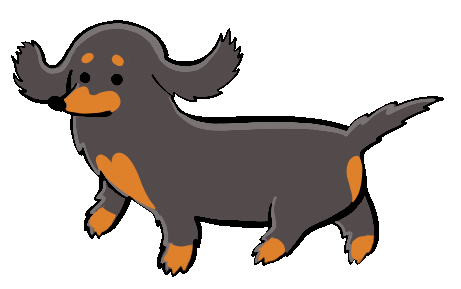 Sausage Dog Sticker by Stefanie Shank for iOS & Android | GIPHY