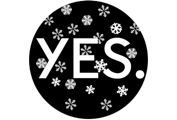 Snow Yes Sticker by YES. Snowboards for iOS & Android | GIPHY