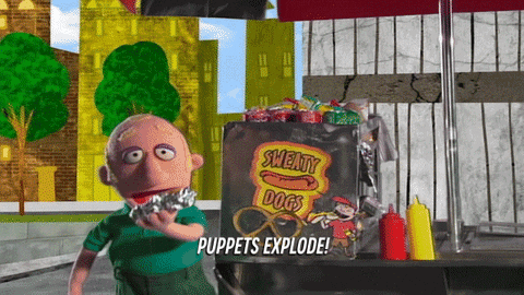 Puppets Exploding GIFs - Get the best GIF on GIPHY