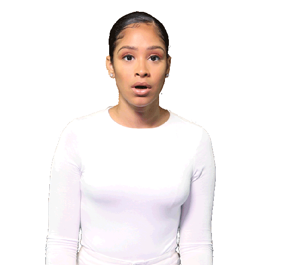 Shocked Excuse Me Sticker By Angelica Vila For Ios And Android Giphy