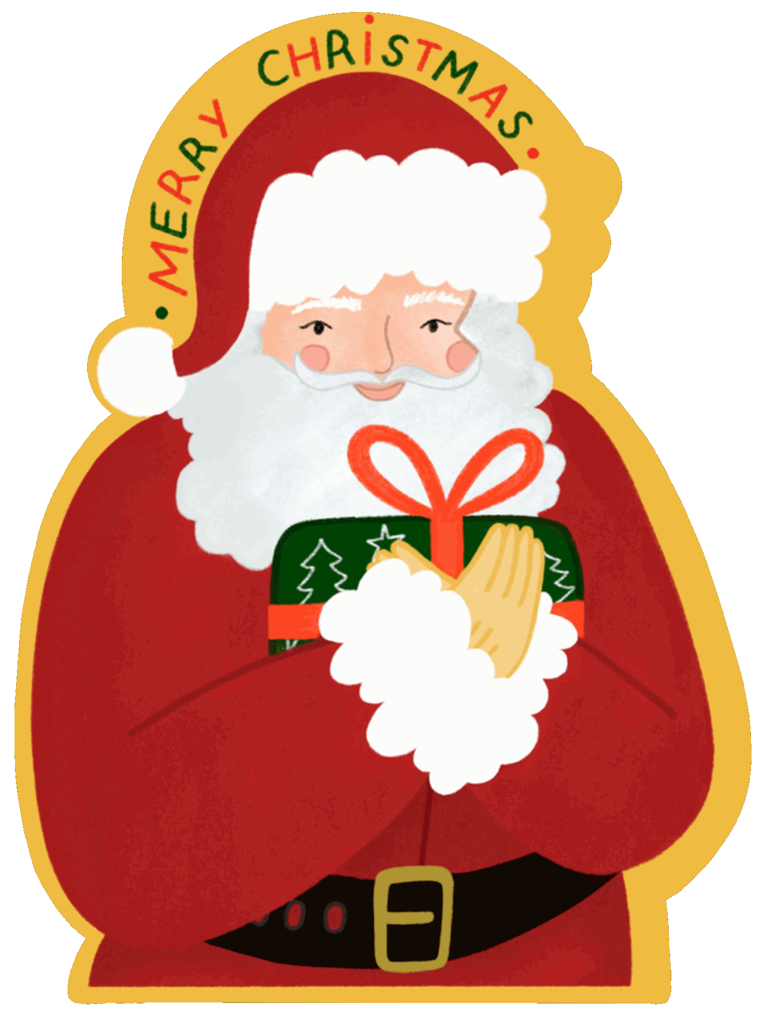 Christmas Santa Sticker for iOS & Android | GIPHY