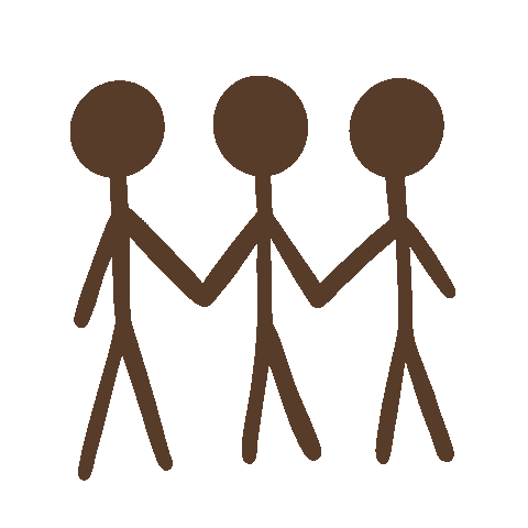 Friends Holding Sticker for iOS & Android | GIPHY