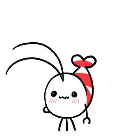 Stop It Bee Shrimp Sticker by pikaole for iOS & Android | GIPHY