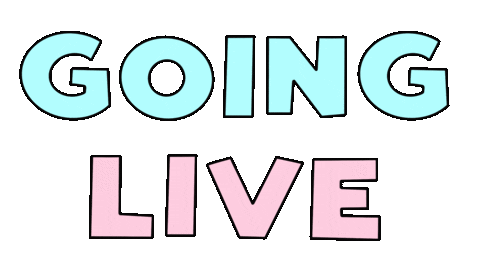 Streaming Going Live Sticker by Heather Lynn for iOS & Android | GIPHY