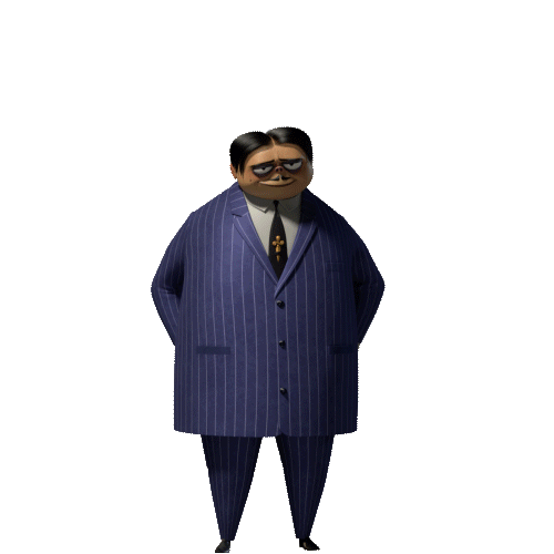 Gomez Addams Halloween Sticker by The Addams Family for iOS & Android ...