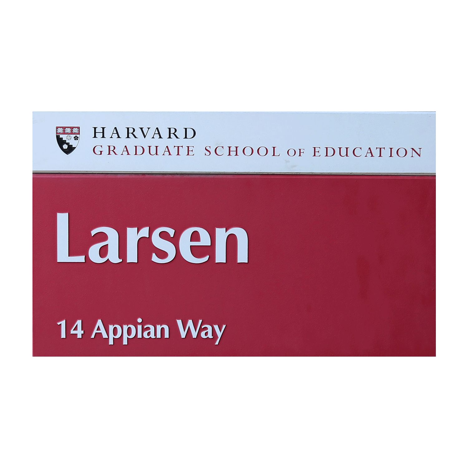 Harvard University Sign Sticker by Harvard Graduate School of Education ...