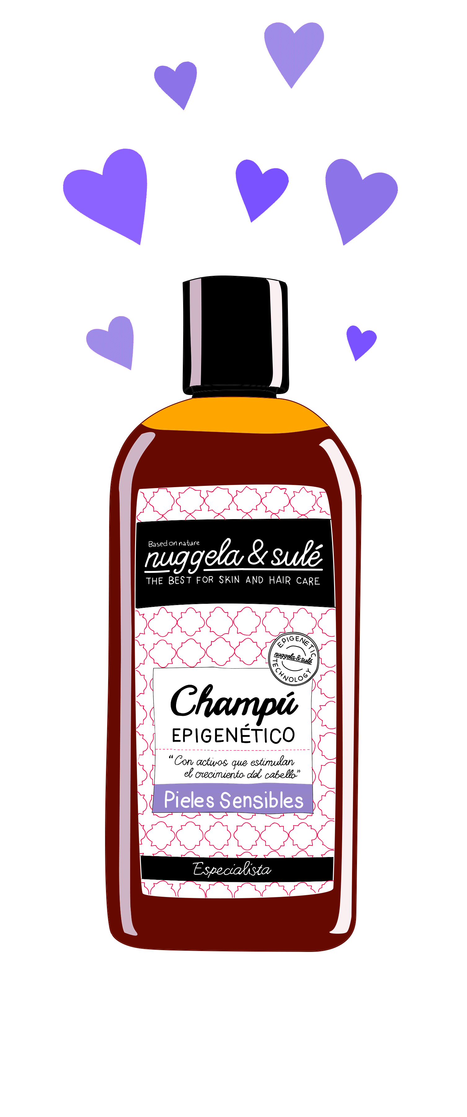 Hair Shampoo Sticker by Nuggela & Sulé for iOS & Android | GIPHY