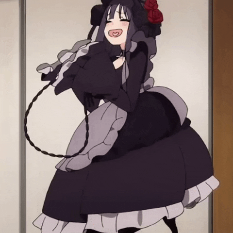Marin’s happy dance : r/animegifs